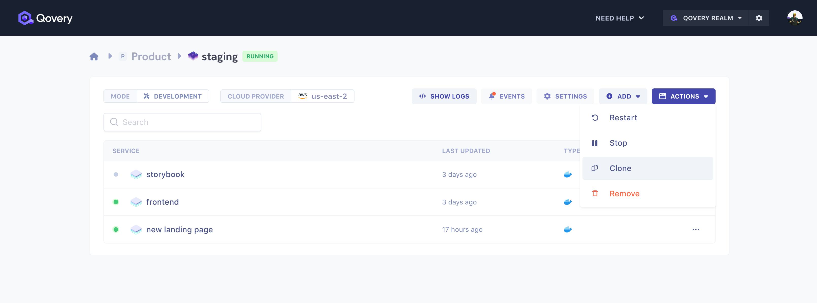 Qovery - Create Production-like Environments at the Speed of Light